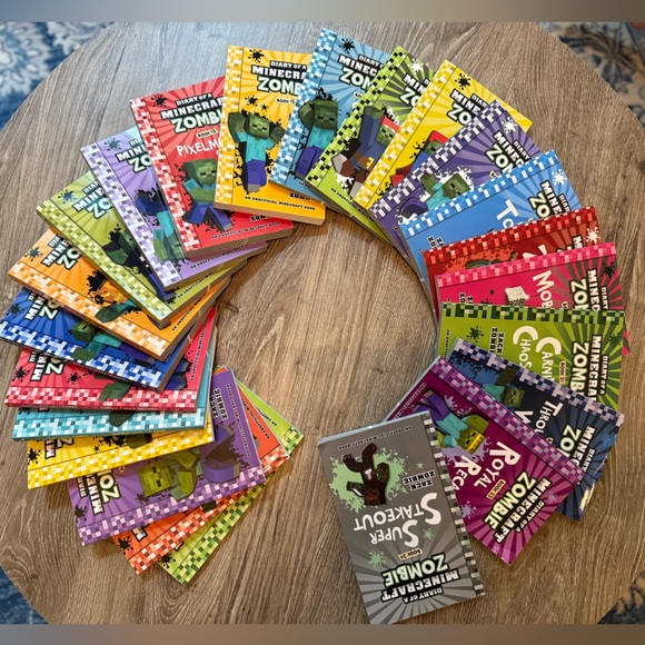 Minecraft | Other | Diary Of A Minecraft Zombie Books Collection ...